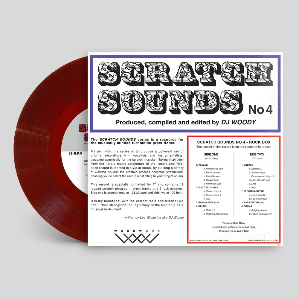 DJ Woody - Scratch Sounds Volume 04 - 7" – Sunday Scratch Shop