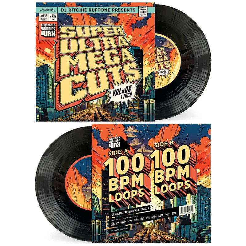 Super Ultra Mega Cuts V2 - Turntable Training Wax (7") - Black – Sunday ...