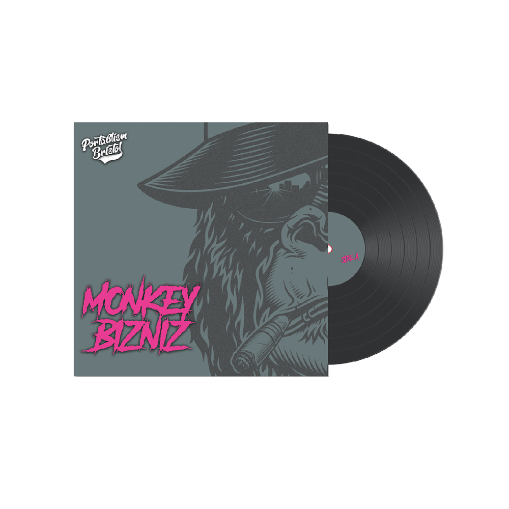 Mikey Dubz "Monkey Bizniz" - 7" - Black – Sunday Scratch Shop